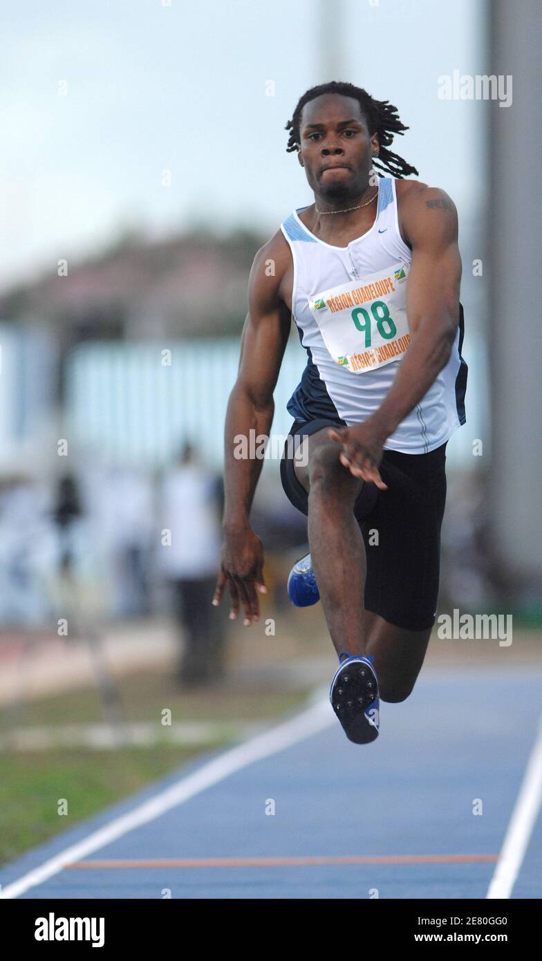 USA's Christopher Hercules competes on men's triple jump during before ...