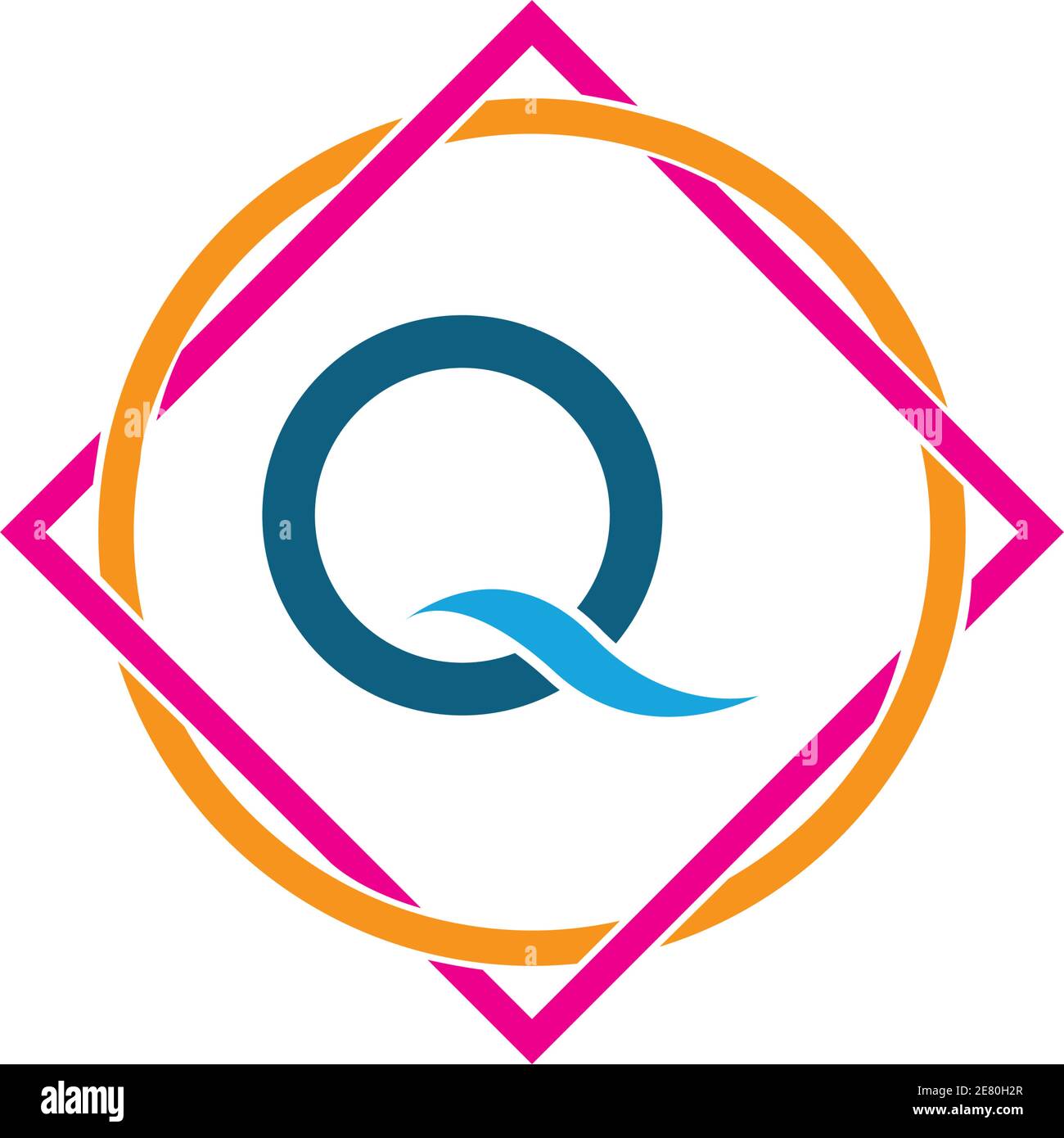 Letter Q Business corporate abstract unity vector logo design template ...