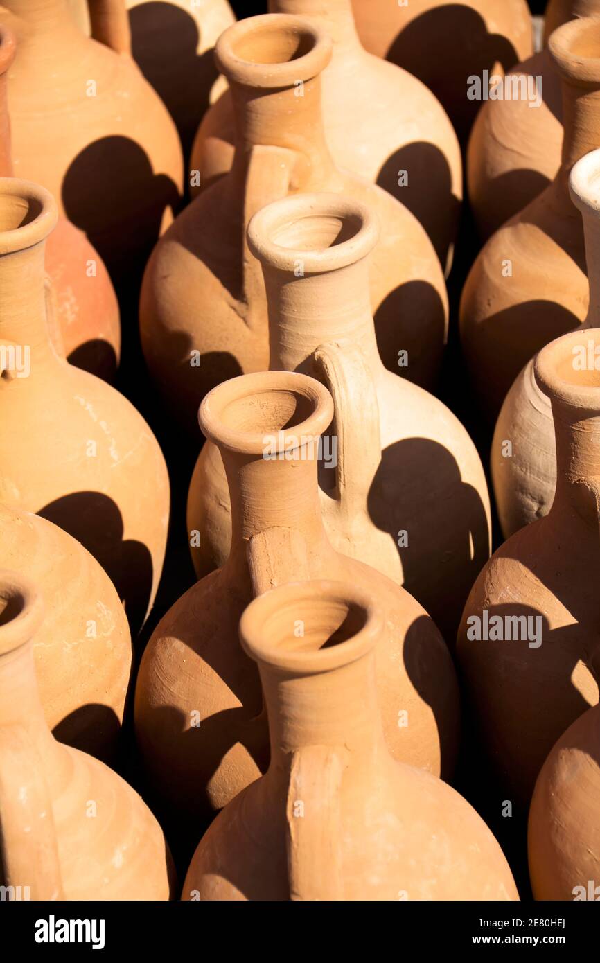 Clay pot of manual work Stock Photo - Alamy