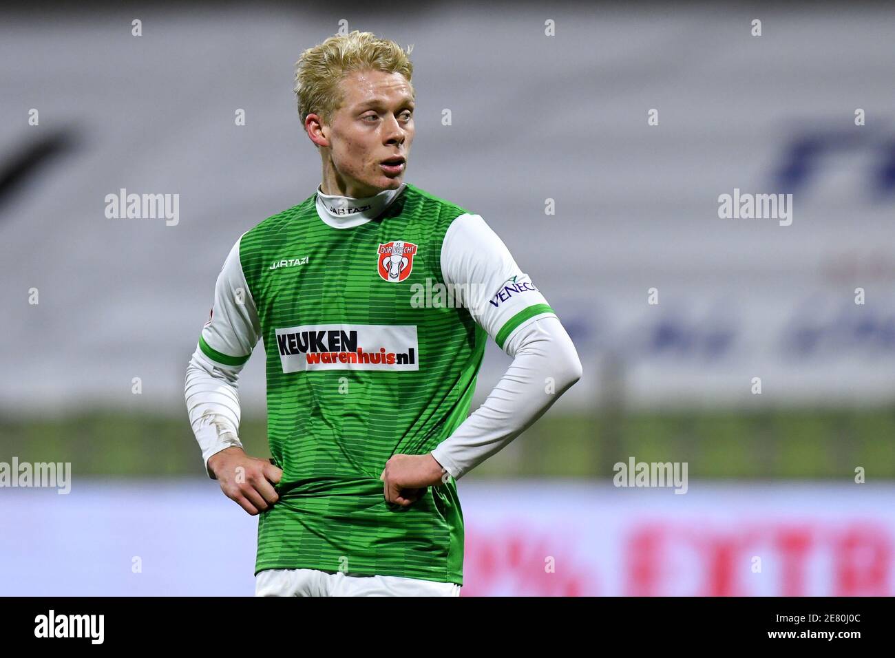 DORDRECHT, NETHERLANDS - JANUARY 30: Thomas Poll of FC Dordrecht during ...