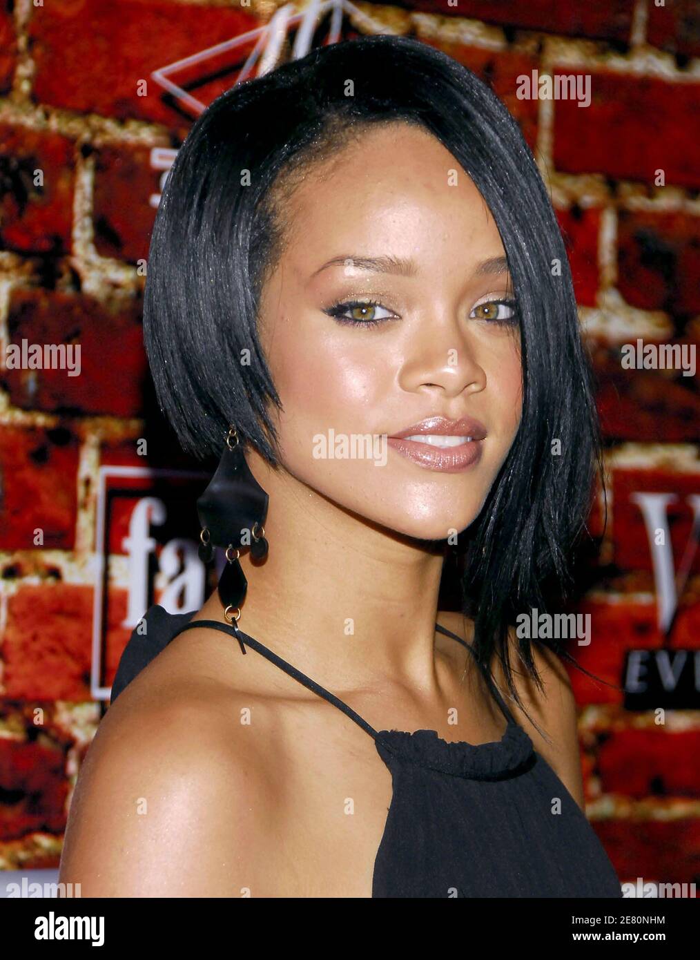 Singer Rhianna arrives for singer Chris Brown's 18th Birthday party ...