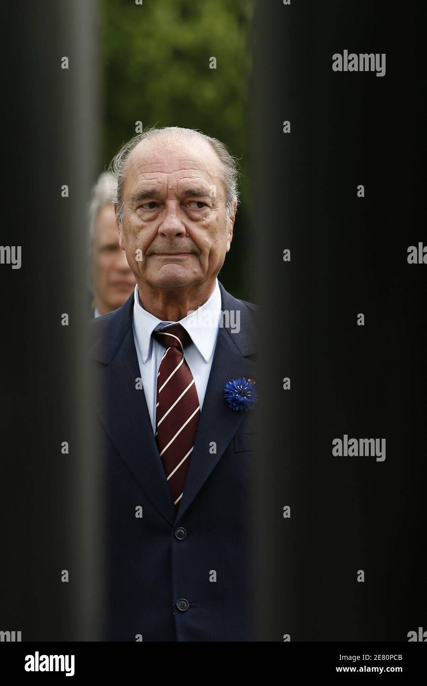 President Jacques Chirac heads a ceremony celebrating the 62nd ...