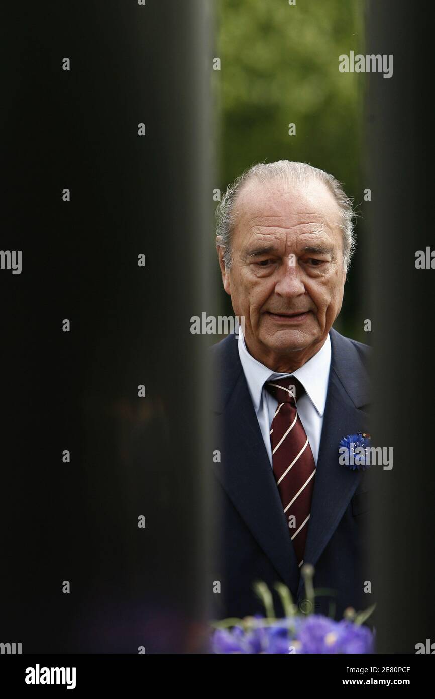 President Jacques Chirac heads a ceremony celebrating the 62nd ...