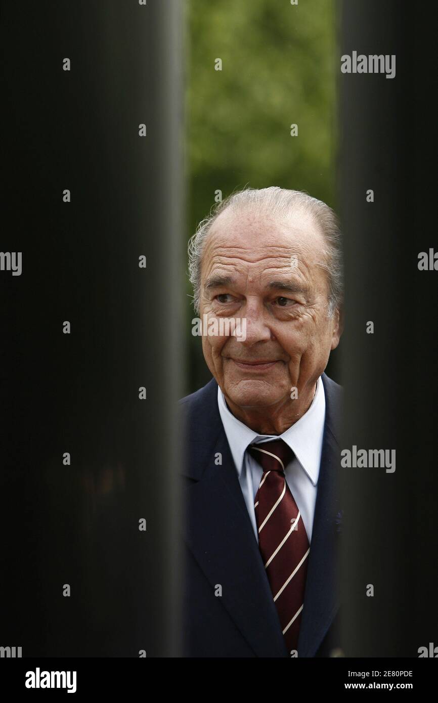 President Jacques Chirac heads a ceremony celebrating the 62nd ...