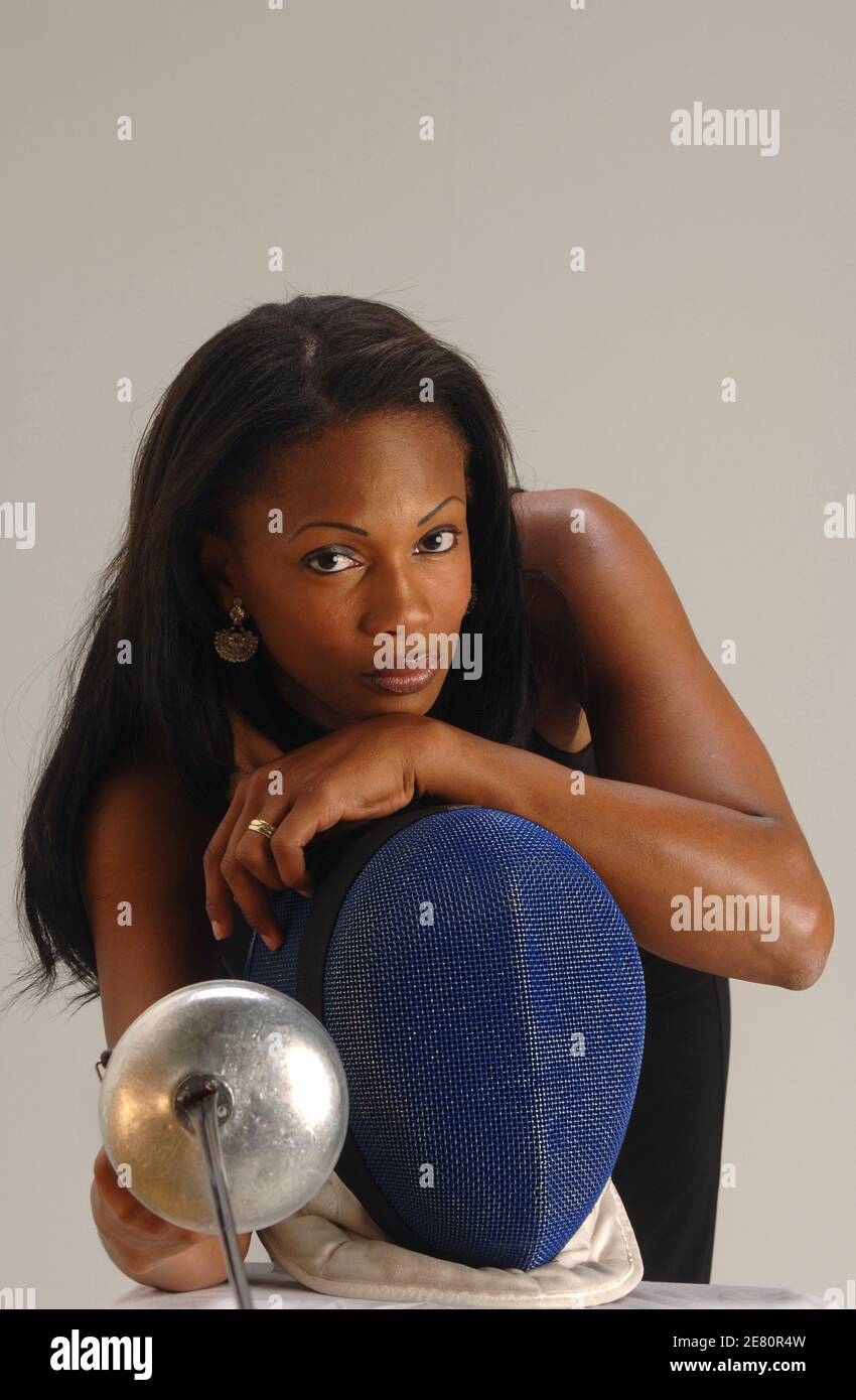 EXCLUSIVE. French fencing Olympic and World Champion Laura Flessel ...