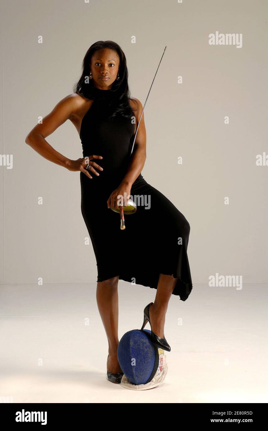 EXCLUSIVE. French fencing Olympic and World Champion Laura Flessel ...