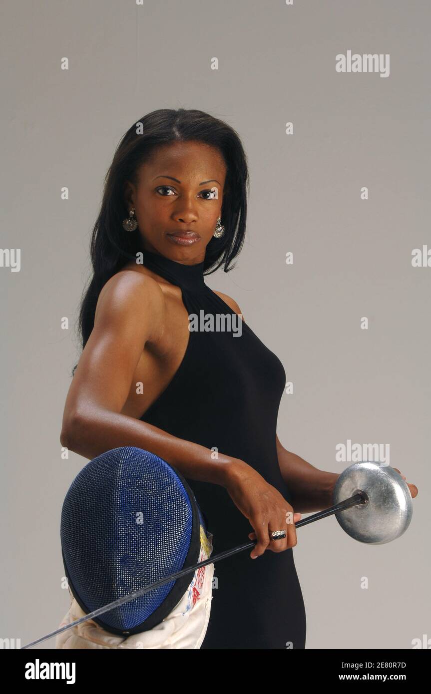 EXCLUSIVE. French fencing Olympic and World Champion Laura Flessel ...