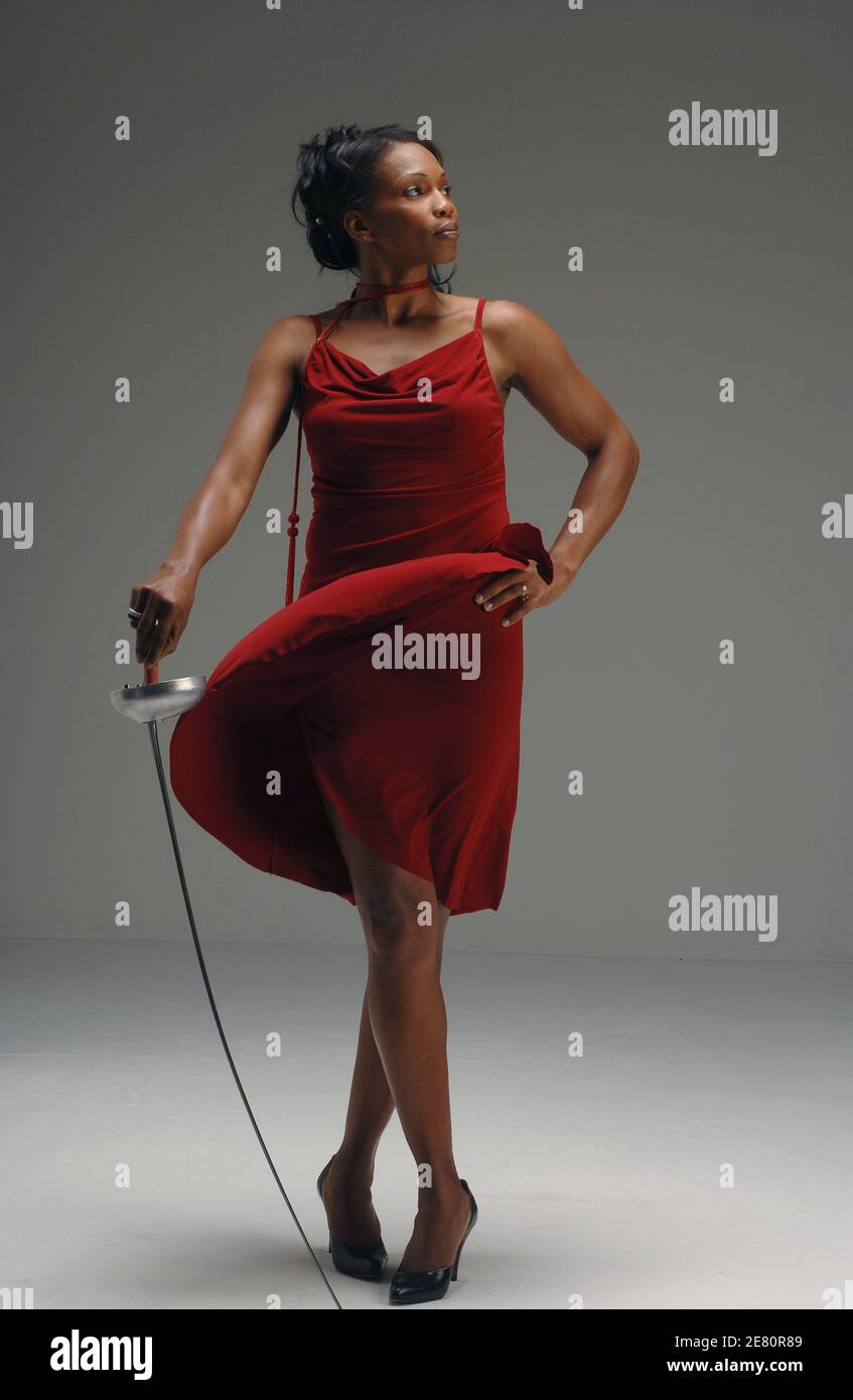 EXCLUSIVE. French fencing Olympic and World Champion Laura Flessel ...