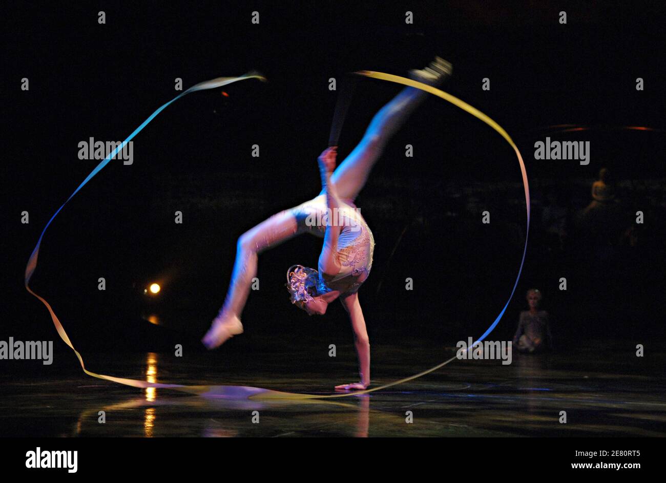 Artists of Canadian circus troup 'Cirque du Soleil' perform their new ...
