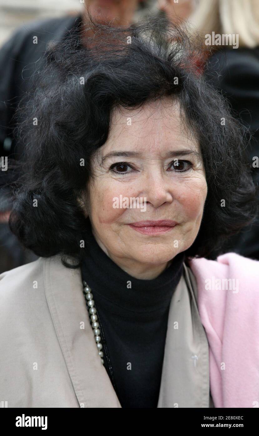 Actress Marie-Jose Nat attends the inauguration of Marie Trintignant's ...