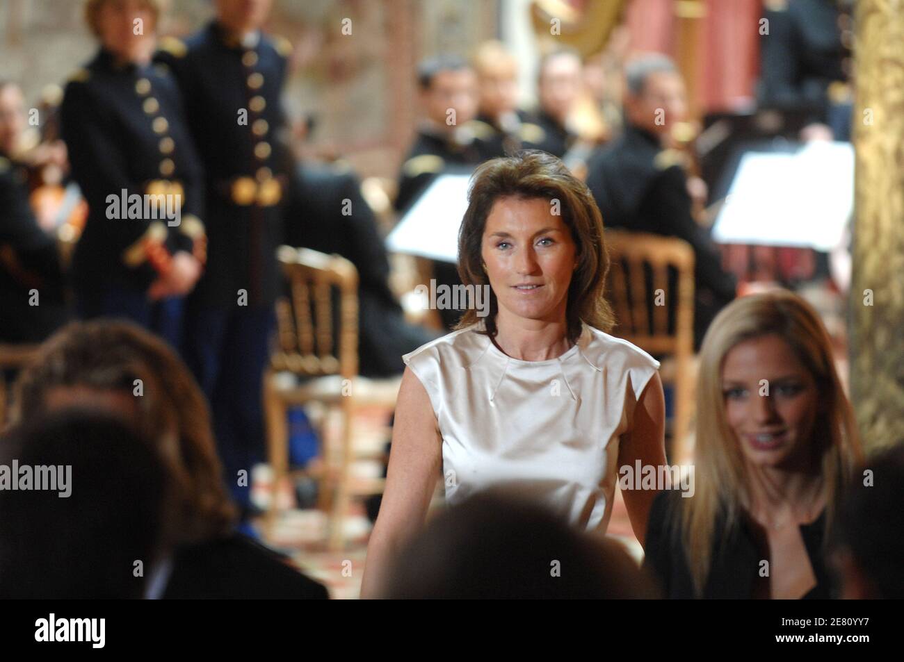 Cecilia Sarkozy and her daughter Jeanne-Marie pictured when her husband ...