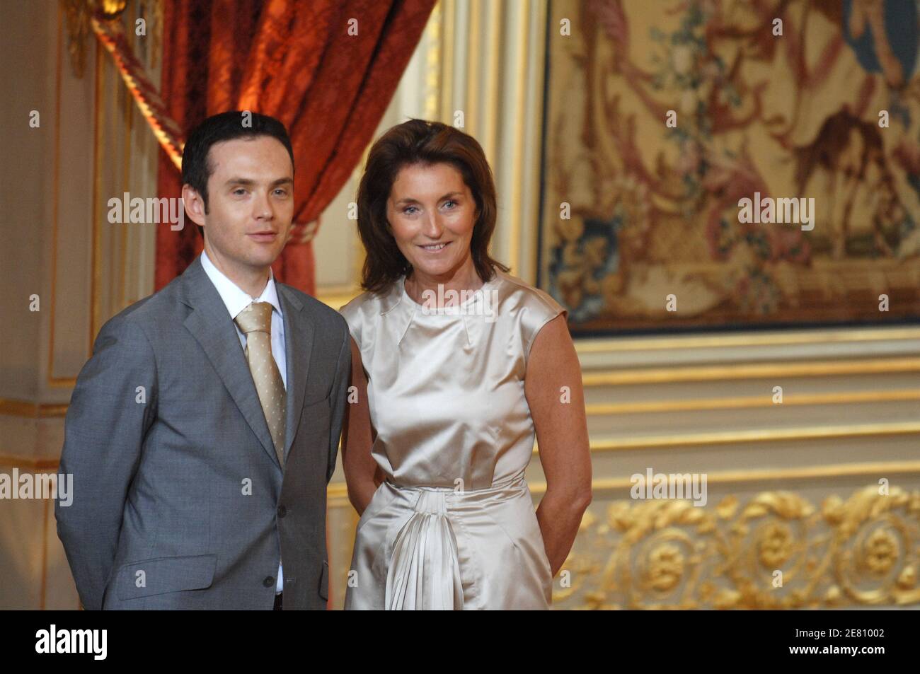 New First Lady Cecilia Sarkozy pictured when her husband, President ...