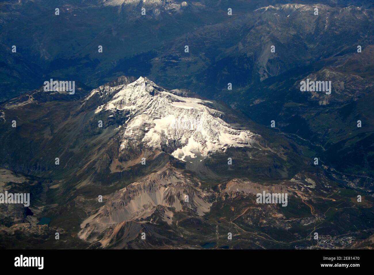 Aerial dolomites in winter beautiful hi-res stock photography and ...