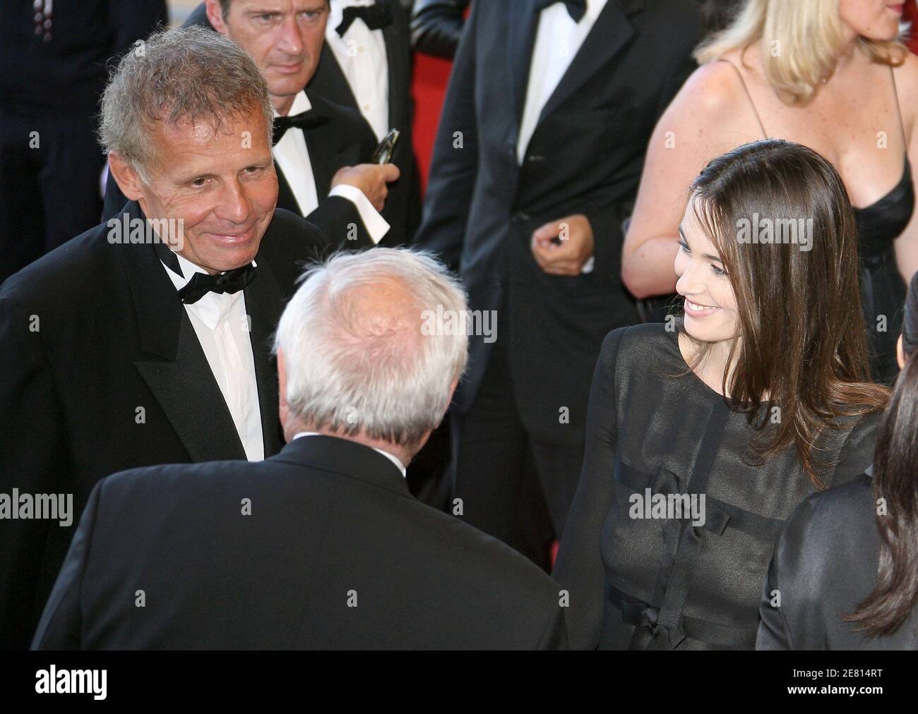 Patrick Poivre d'Arvor and his girlfriend Agathe Borne arrive at the ...
