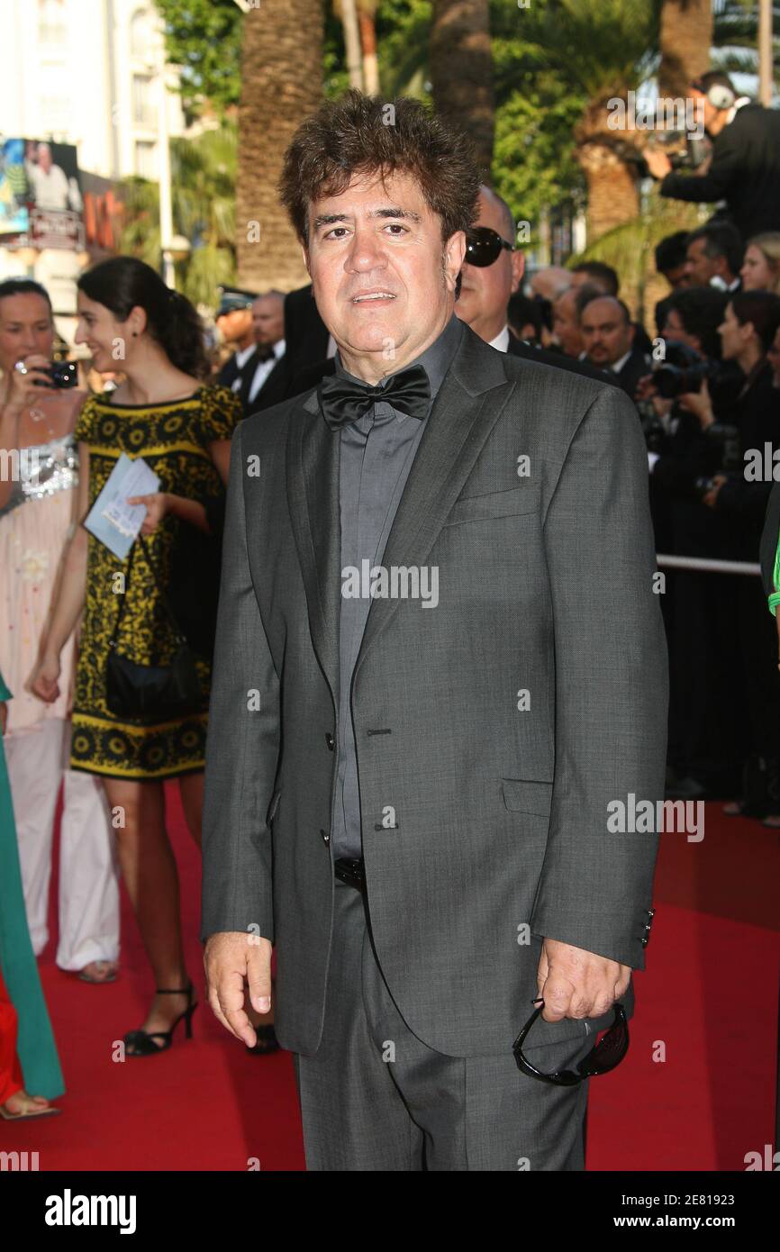 Spanish director Pedro Almodovar arrives to the Palais des Festivals ...