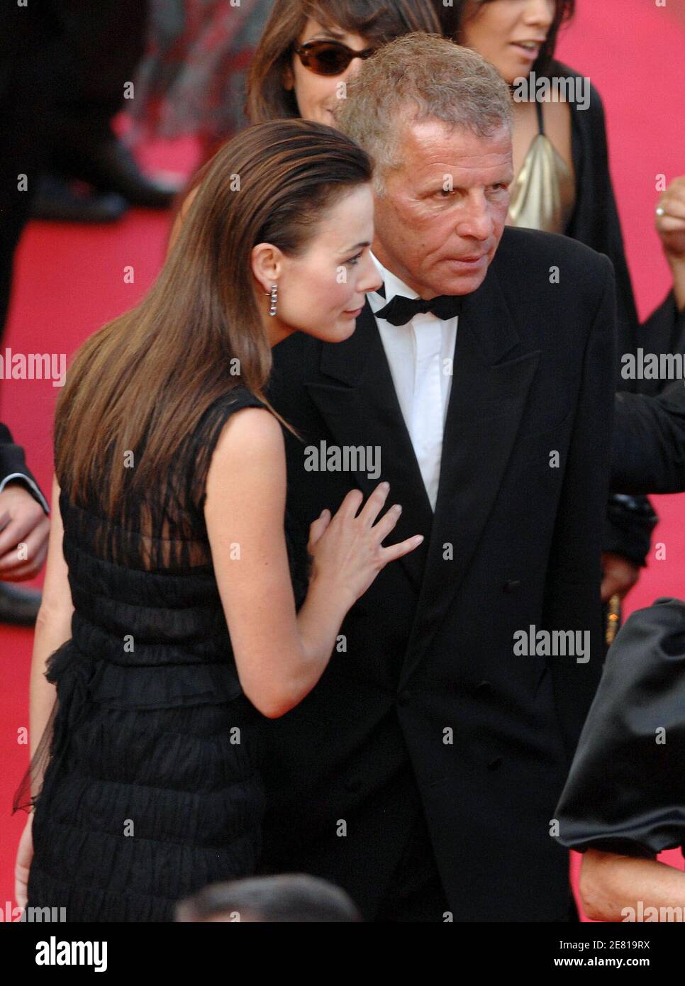 French TV presenter Patrick Poivre d'Arvor and his girlfriend Agathe ...
