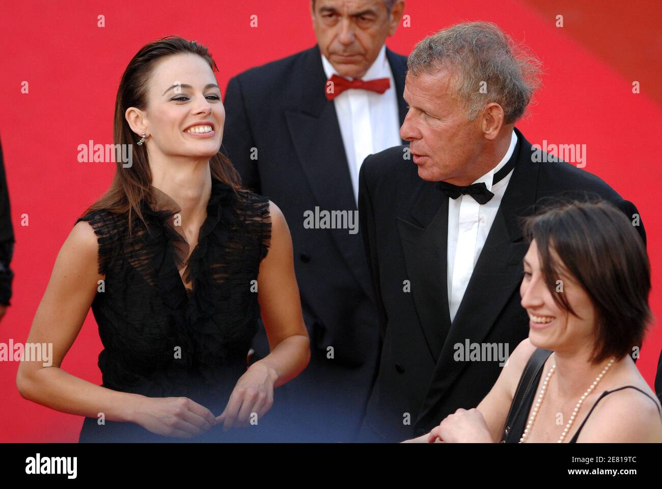 French TV presenter Patrick Poivre d'Arvor and his girlfriend Agathe ...
