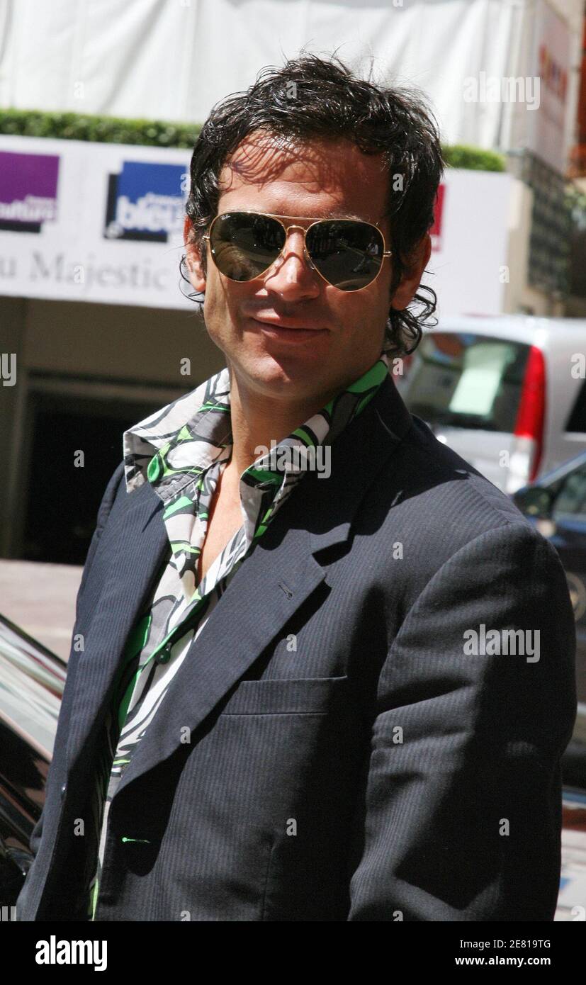 Filip Nikolic leaves the Majestic hotel during the 60th International ...