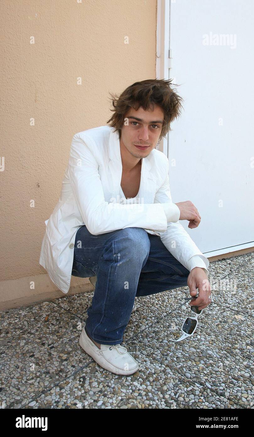 French actor Adrien Jolivet poses for our photographer on the promotion ...