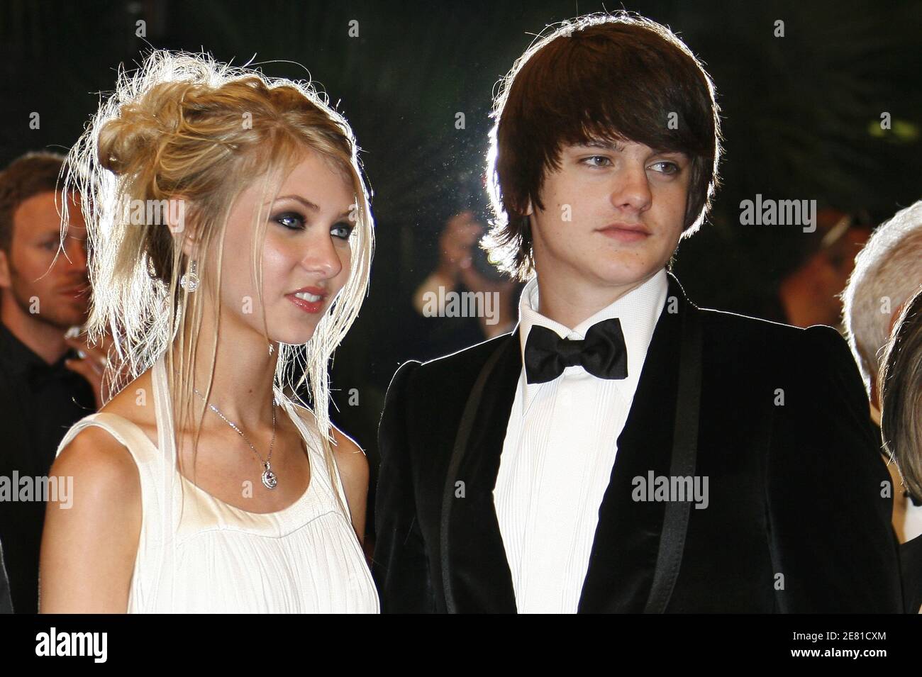 US actress Taylor Momsen and Gabe Nevins attend the screening for the ...