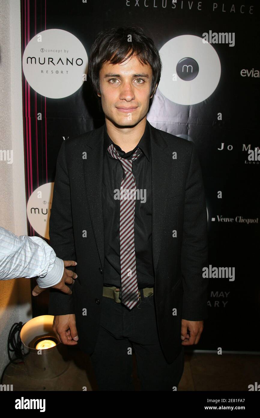 Mexican actor Gael Garcia Bernal arrives to a private party held at the ...