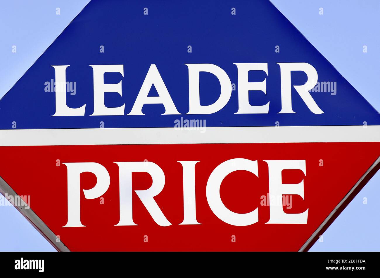 Illustration of Leader Price supermarket in Chartres, France on May 23 ...