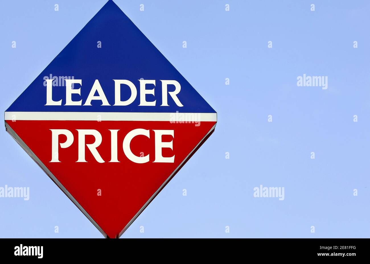 Illustration of Leader Price supermarket in Chartres, France on May 23 ...
