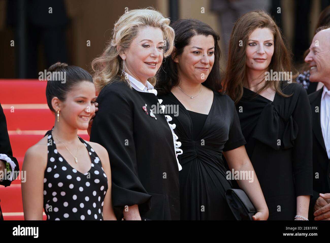 French actress Catherine Deneuve, Iranian cartoonist Marjane Satrapi ...
