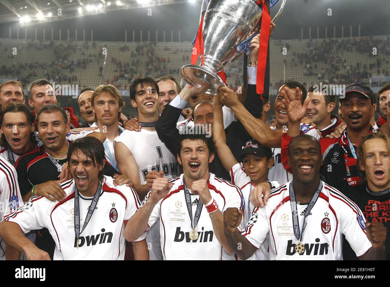 Soccer uefa champions league final ac milan v liverpool liverpool hi ...