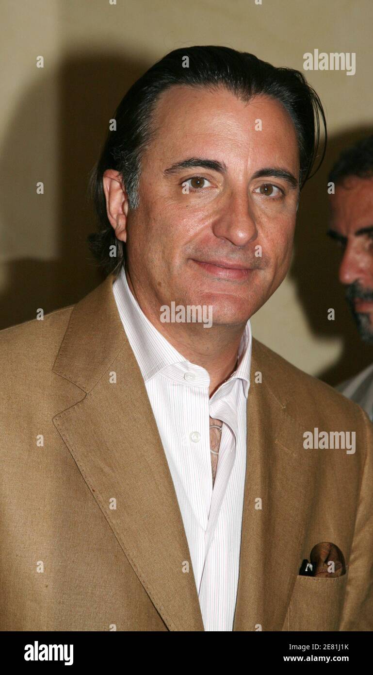 US actor Andy Garcia poses prior to the press conference of Steven ...