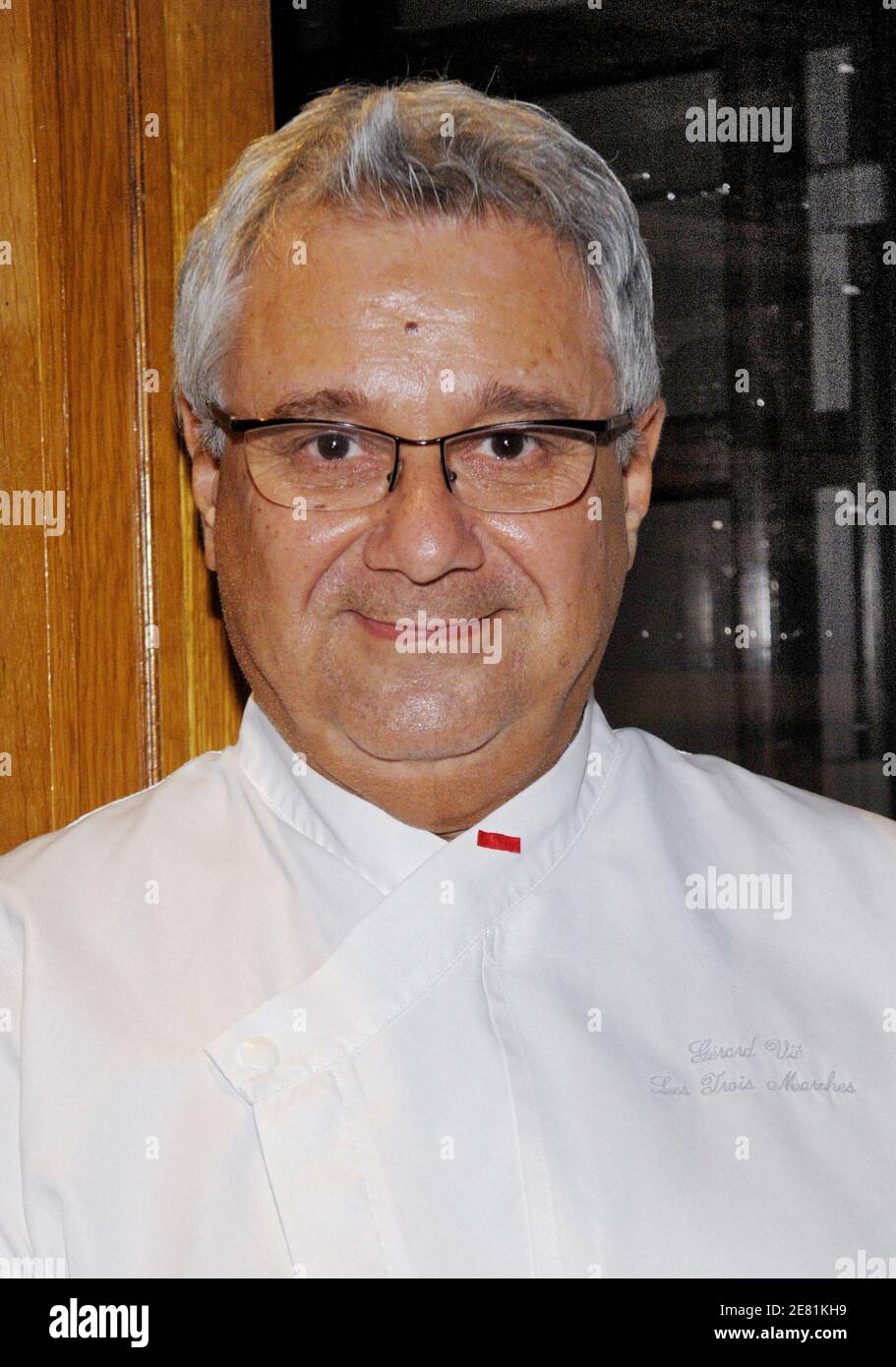 Chef Gerard Vie portrayed during his farewell diner party, celebrating ...