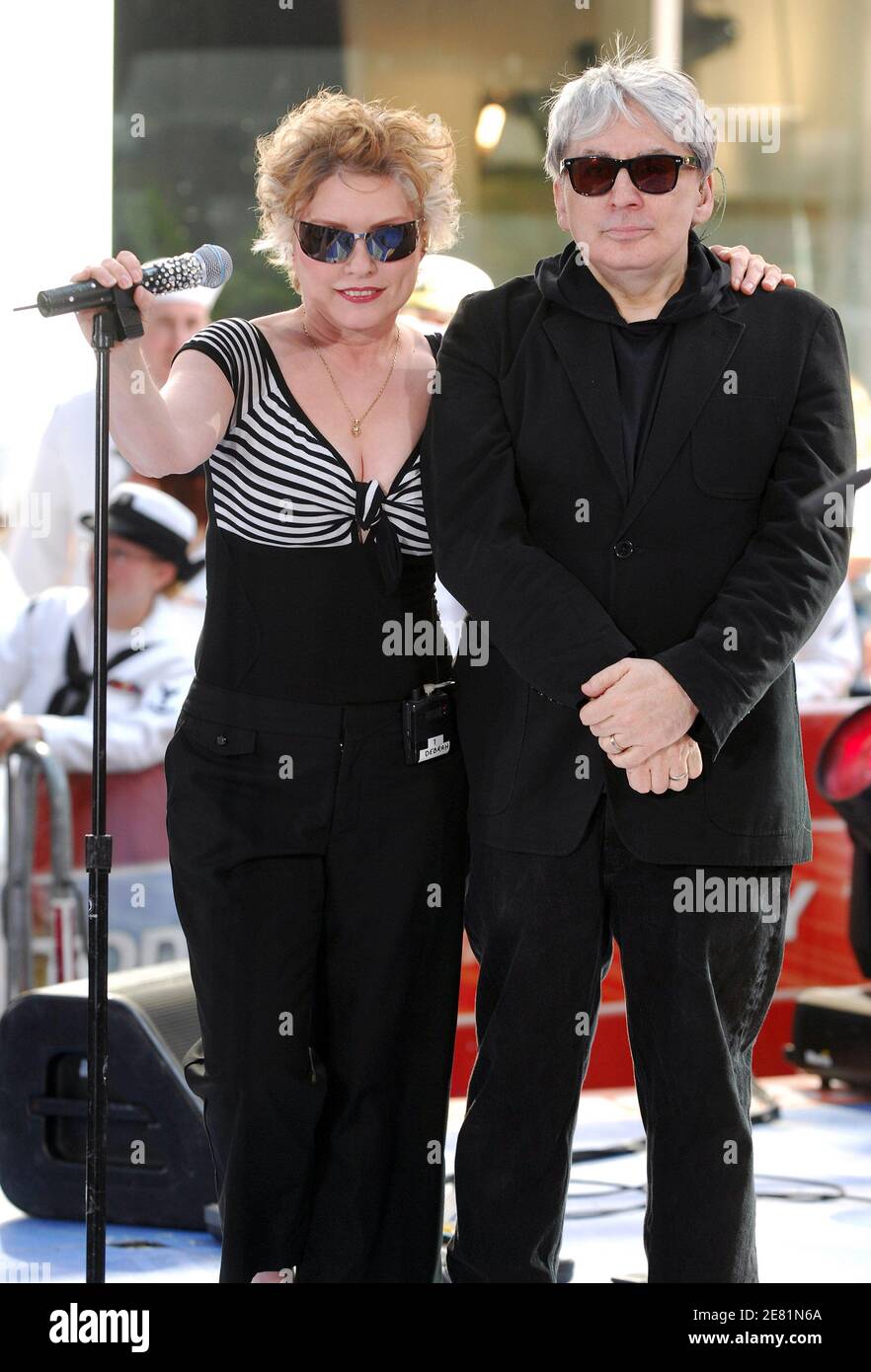 Singer Deborah Harry and guitarist Chris Stein of Blondie pose for ...