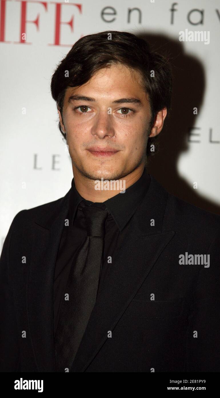 French actror Aurelien Wiik poses at the 'Gala for Life' party at the ...