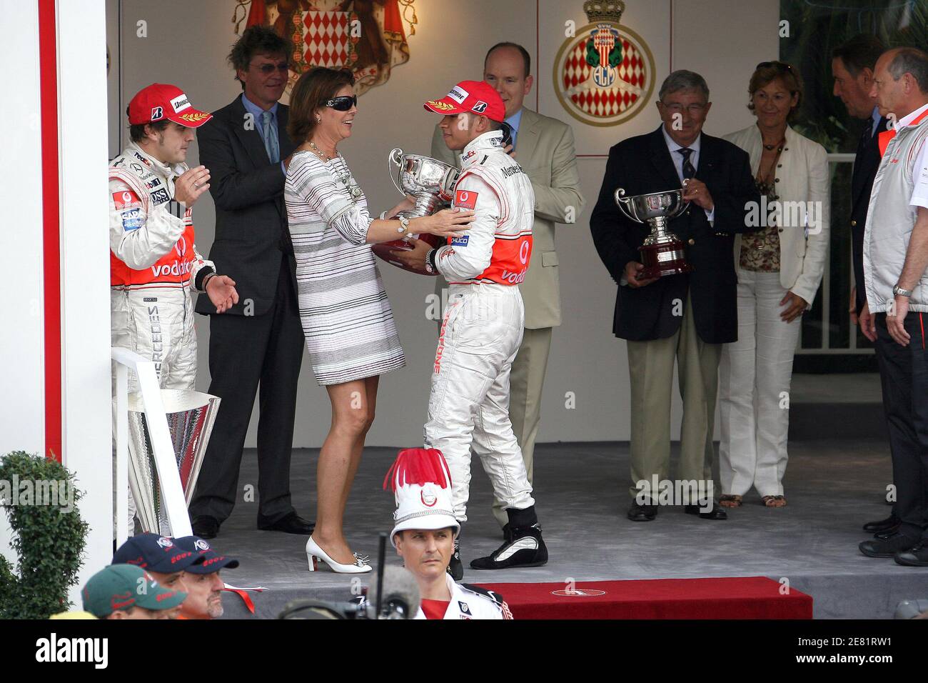 Princess Caroline of Monaco, Prince Albert II and Ernst-August of ...