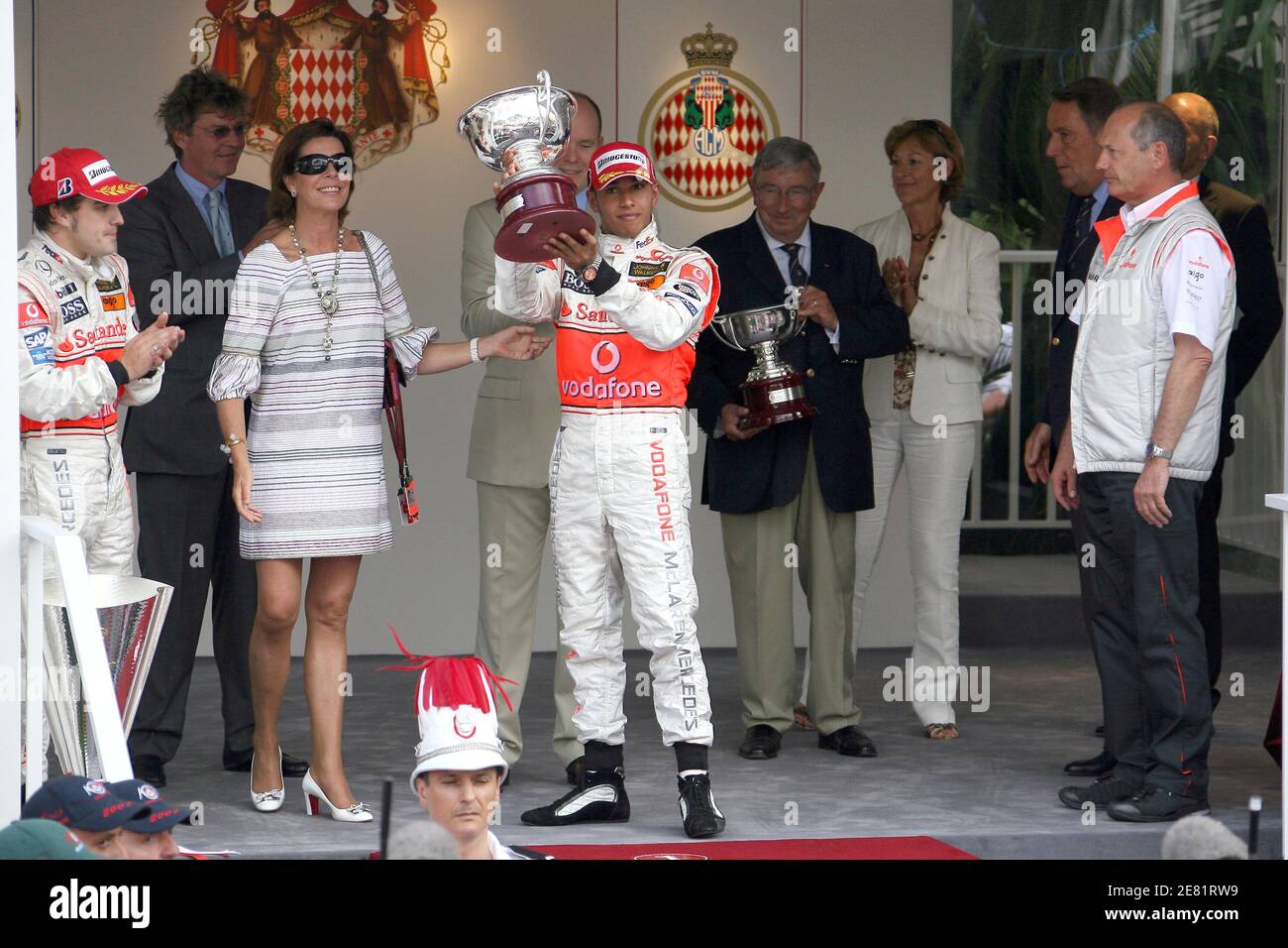 Princess Caroline of Monaco, Prince Albert II and Ernst-August of ...