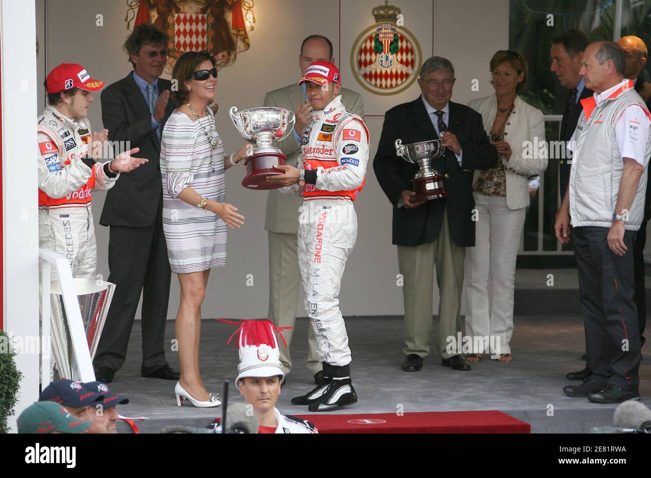 Princess Caroline of Monaco, Prince Albert II and Ernst-August of ...