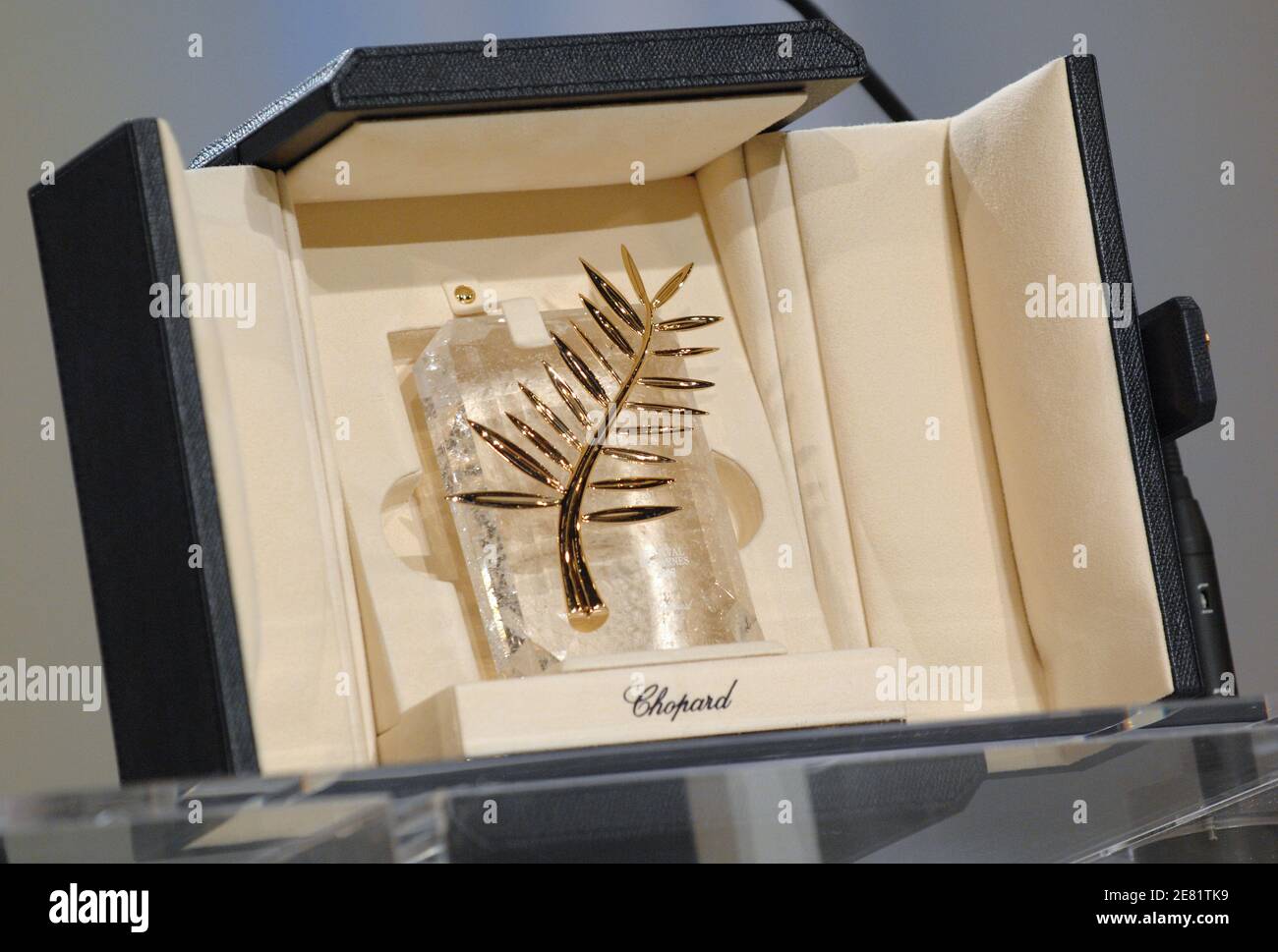 "The Palme d'Or award is pictured during the Closing ceremony of the ...