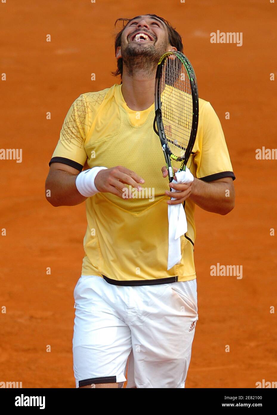 Cyprus' Marcos Baghdatisdefeats, 7-5, 6-3, 6-4, Denmark's Kristian ...