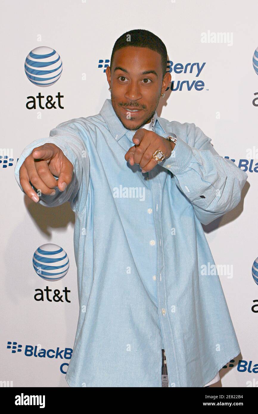 Ludacris attends the BlackBerry Curve from AT&T Launch Party, held at ...