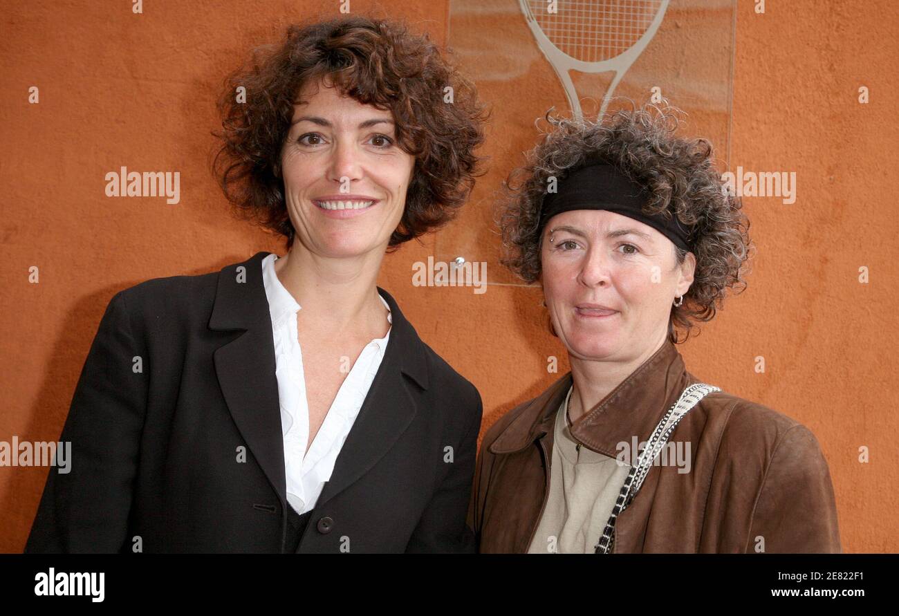 French actress Caroline Tresca and her sister pose in the 'Village ...