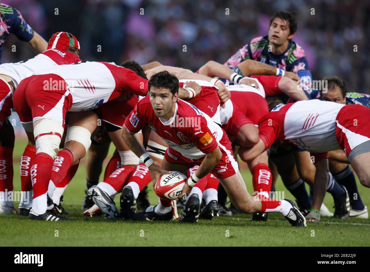 Biarritz' Dimitri Yachvili during the Rugby Top 14 semifinal, Stade ...