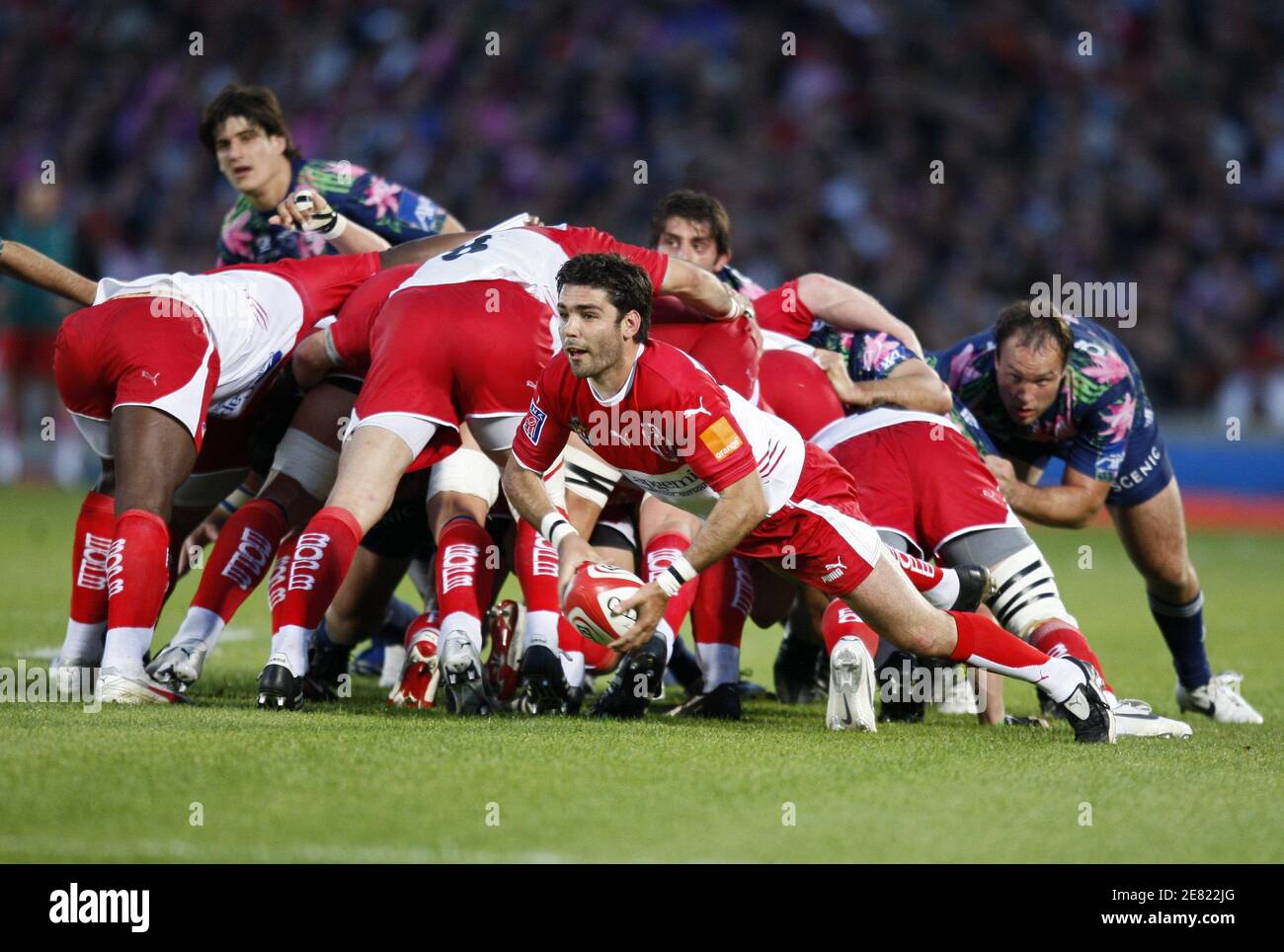 Biarritz' Dimitri Yachvili during the Rugby Top 14 semifinal, Stade ...