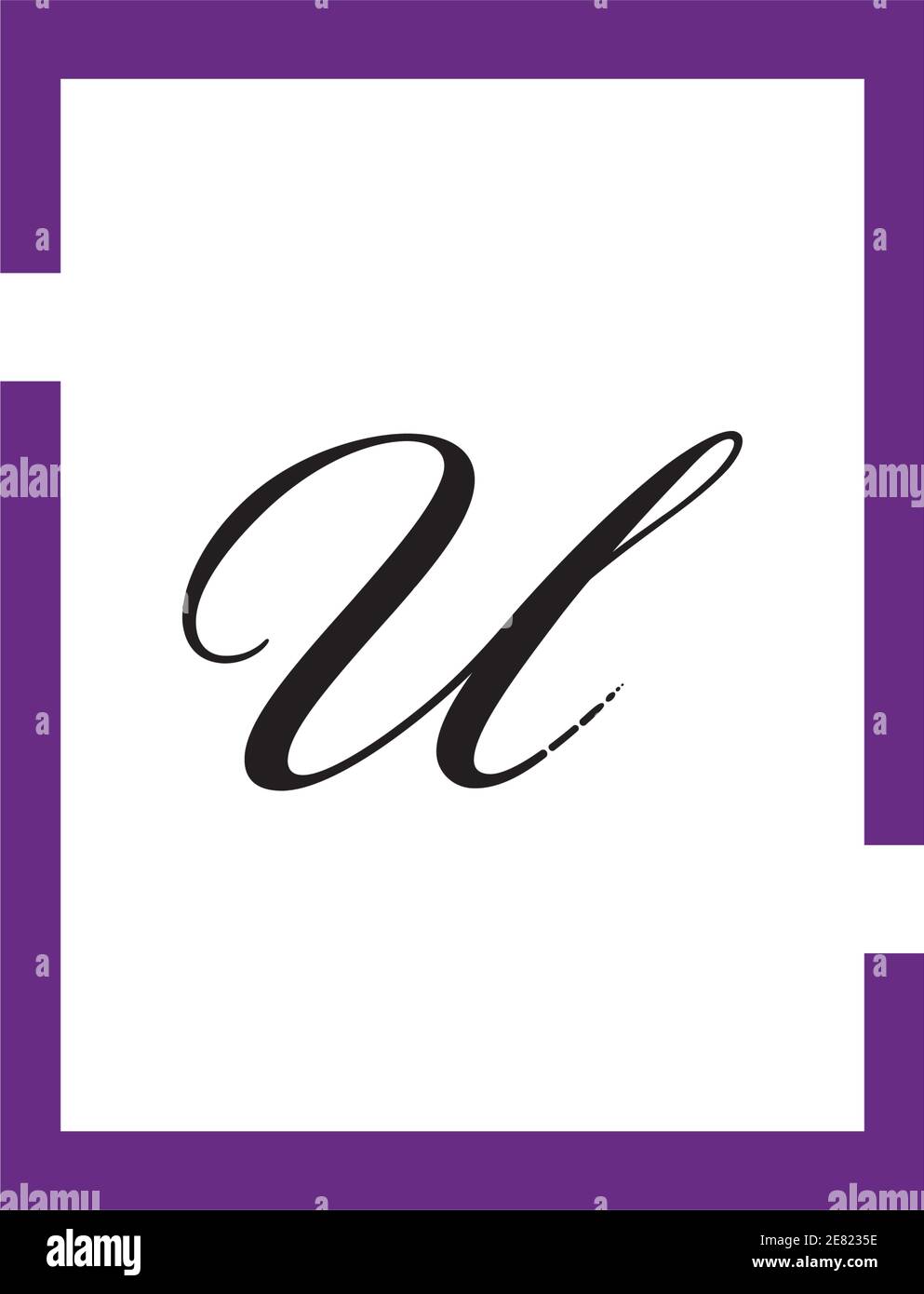 letter U logo illustration design template Stock Vector Image & Art - Alamy