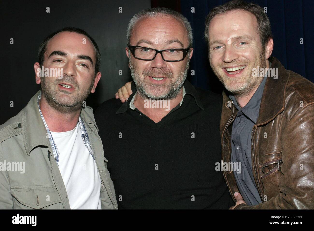 French actors Olivier Barroux, Bruno Solo, Philippe Lefebvre attend ...