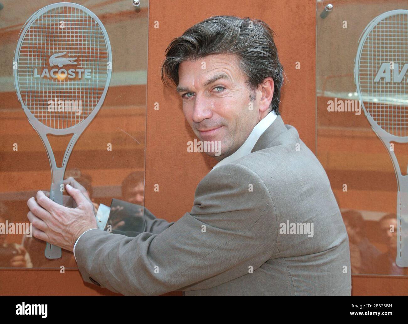 French actor Philippe Caroit poses in the 'Village', the VIP area of ...
