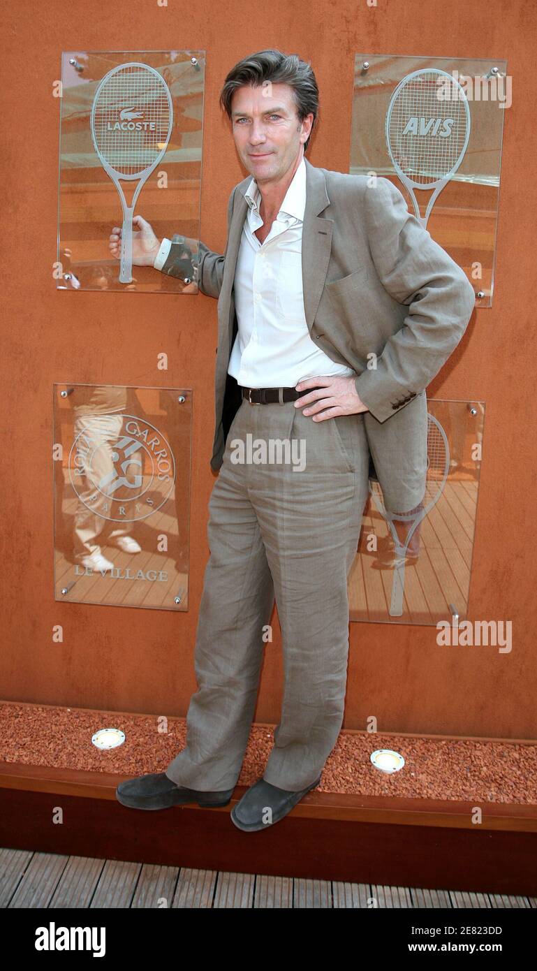 French actor Philippe Caroit poses in the 'Village', the VIP area of ...