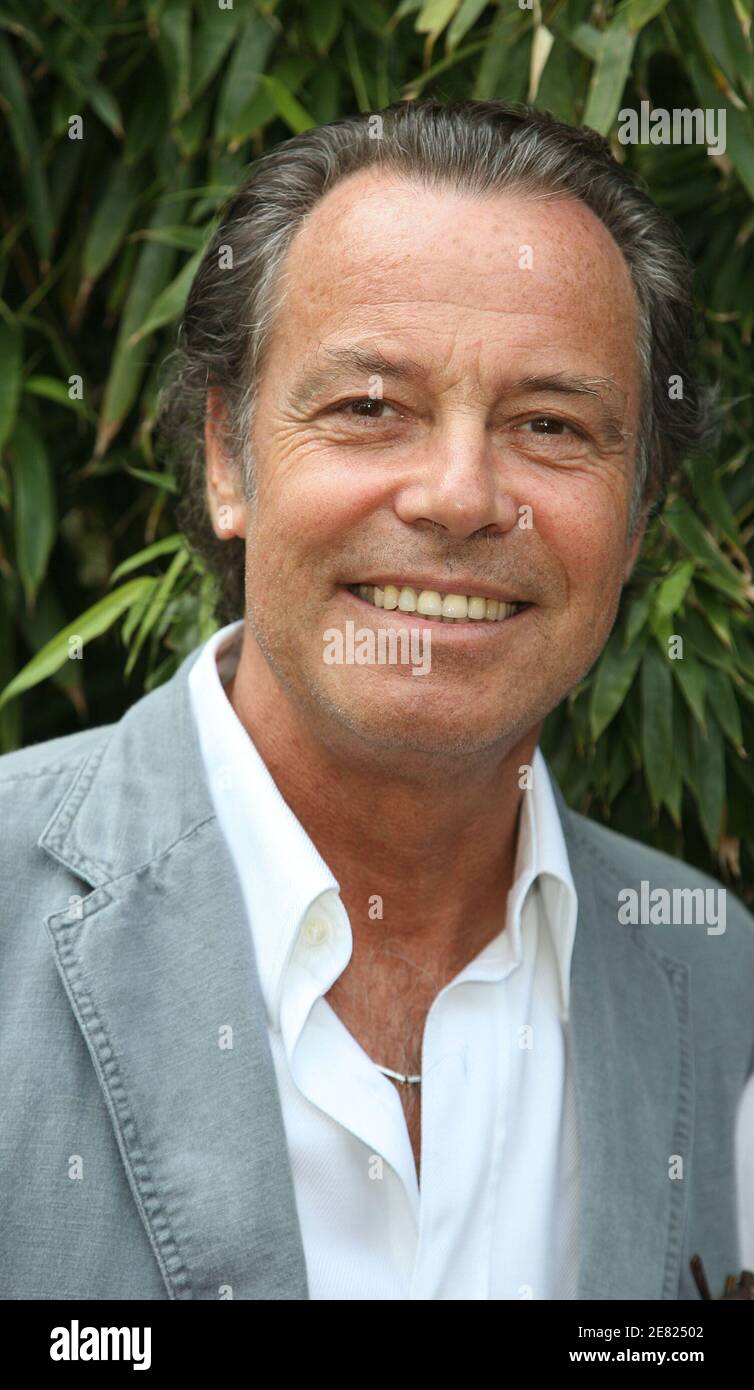 Michel Leeb poses in the 'Village', the VIP area of the French Open at ...