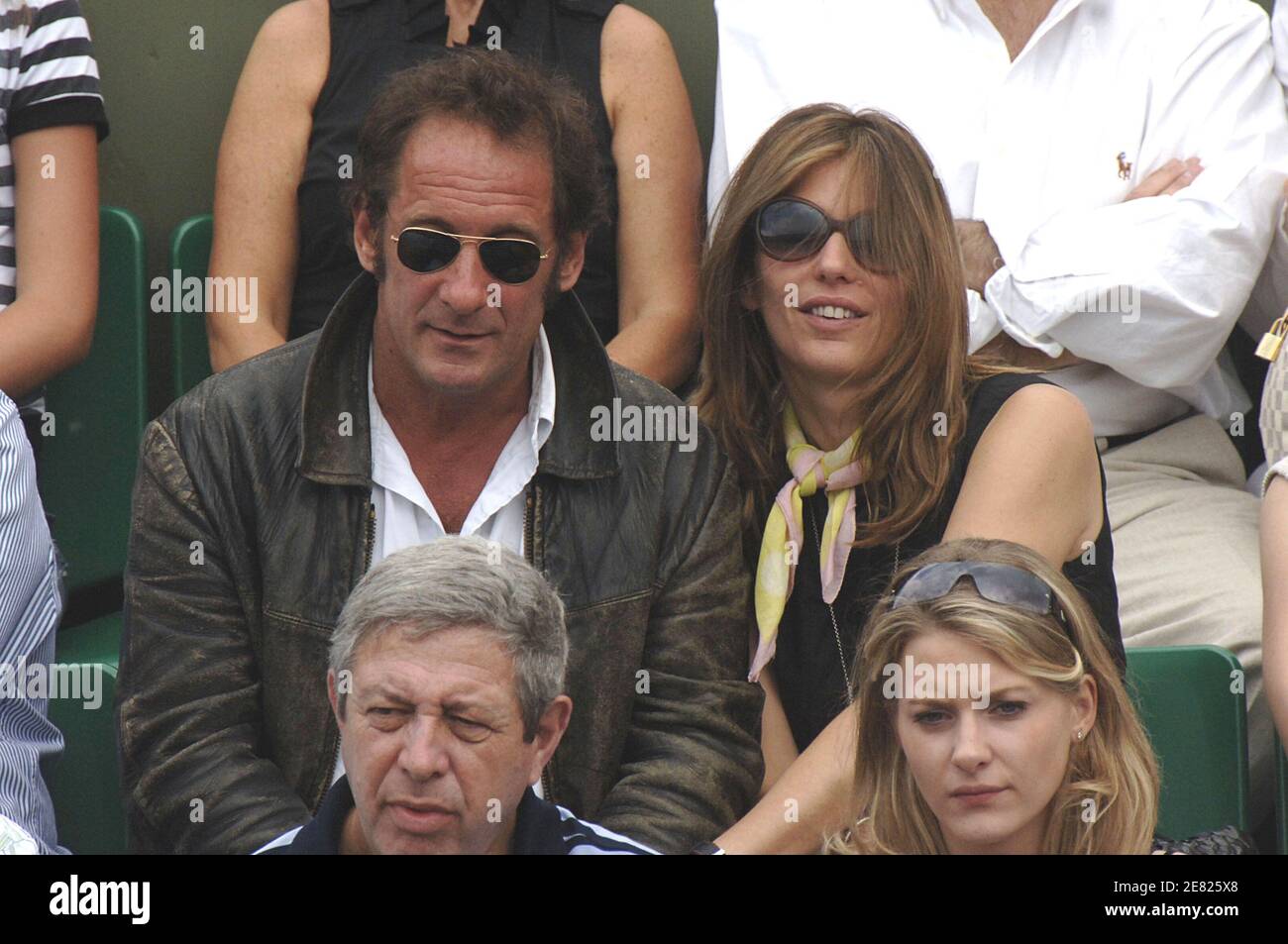 French actor Vincent Lindon and his girlfriend attend the 4th Round of ...