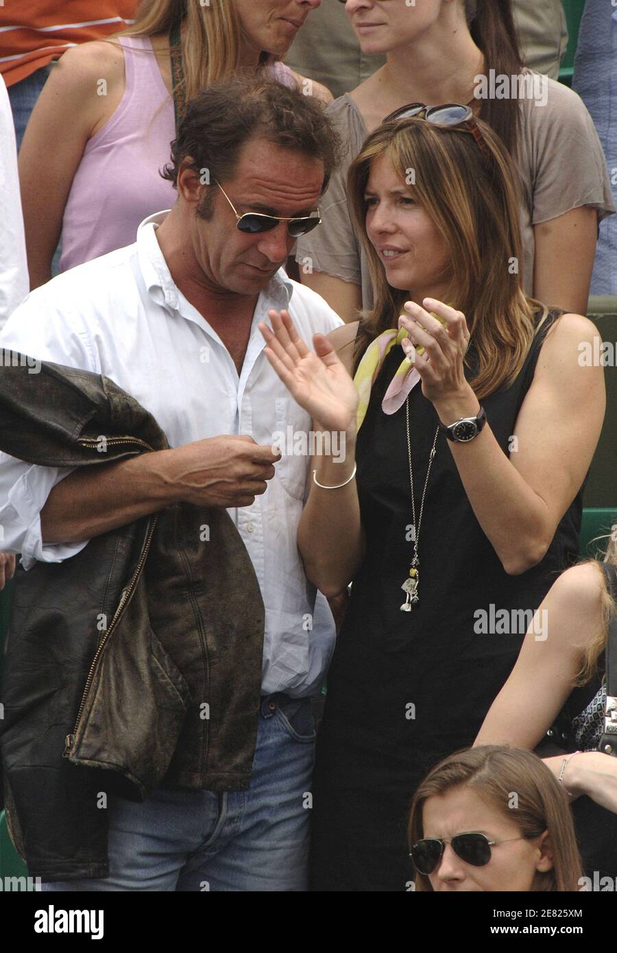 French actor Vincent Lindon and his girlfriend attend the 4th Round of ...
