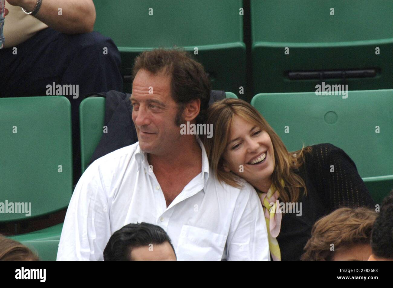 French actor Vincent Lindon and his girlfriend attend the 4th Round of ...